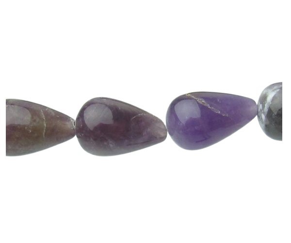Amethyst Drop Gemstone Beads - 16mm [strand] - My Beads